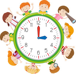 Children Clock Clipart Vector Images (over 220)