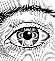 Etching Eye Vector Images (over 1,000)