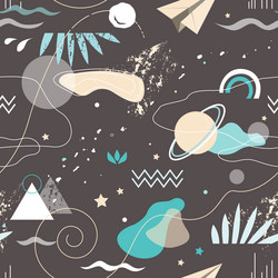 Rainbow zigzag seamless pattern Royalty Free Vector Image