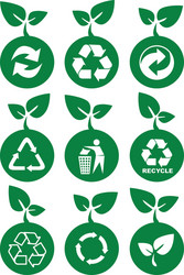 Green energy symbol Royalty Free Vector Image - VectorStock