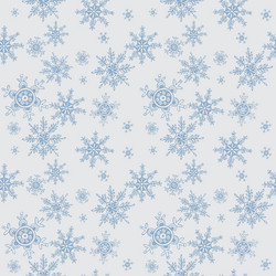 Christmas seamless pattern from snowflakes Vector Image