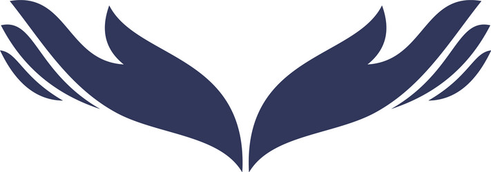 Abstract love icon logo Royalty Free Vector Image