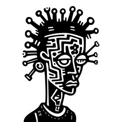 Punk Stencils Vector Images (over 200)