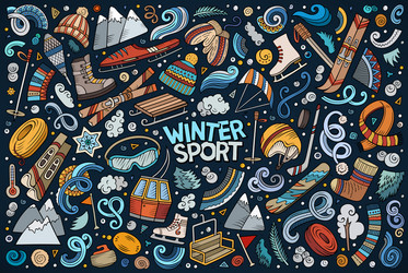Snowboard Doodle Vector Images (over 950)