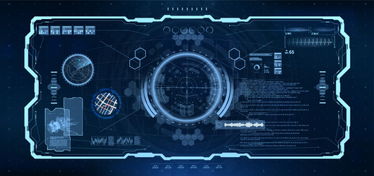 Hud map thailand with provinces cyberpunk Vector Image