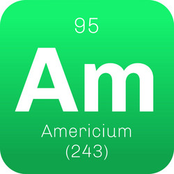 Periodic Table of Element Americium Icon Vector Images (57)