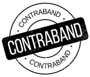 Contraband rubber stamp Royalty Free Vector Image