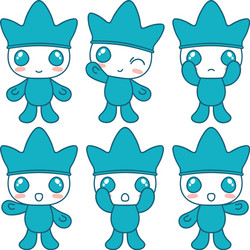 Cute Blue Vector Images (over 260,000)
