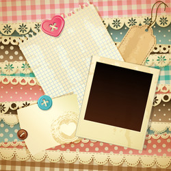 Scrapbook background Royalty Free Vector Image