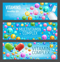 Vitamin Multivitamin Banner Vector Images (over 230)