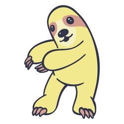 Mole dancing dance stroke Royalty Free Vector Image