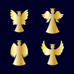 Four Angels Vector Images (over 100)