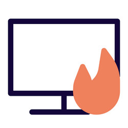 Destroy refers to erasing system data Royalty Free Vector