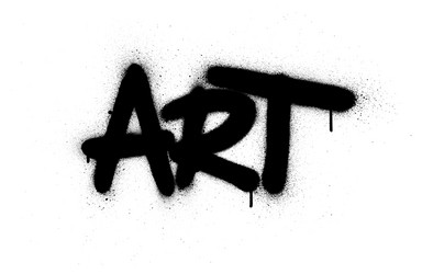 Graffiti toxic word sprayed in black over white Vector Image