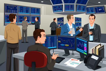 Cartoon Trader Vector Images (over 1,700)