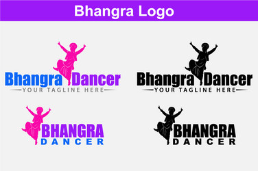 Bhangra logo design Royalty Free Vector Image - VectorStock