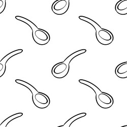 Spoon silhouette Royalty Free Vector Image - VectorStock