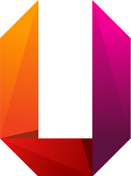 Letter u logo icon design elements Royalty Free Vector Image