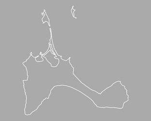 Map of formentera Royalty Free Vector Image - VectorStock