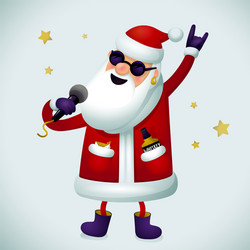 Santa Singing Vector Images (over 1,300)