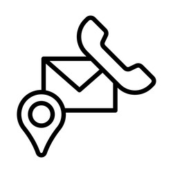 Contact Location Icon Vector Images (over 8,500)