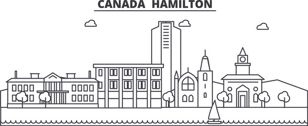 Hamilton Skyline Vector Images (57)