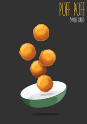 Beignets Vector Images (12)