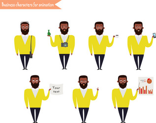 Ready-to-use character set Royalty Free Vector Image