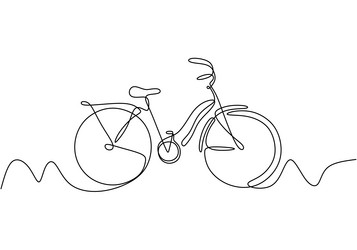 Bicycle Line Drawing Vector Images (over 3,300)