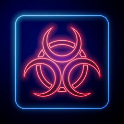 Biohazard Symbol Neon Vector Images (over 690)