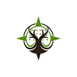 Logo Compass Leaf Vector Images (over 250)