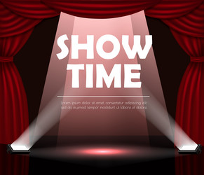 Show time award Royalty Free Vector Image - VectorStock