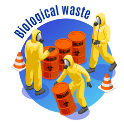 Toxic waste hazardous waste transportation Vector Image