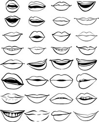 Big Lips Vector Images (over 830)