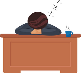 Hr manager cartoon character Royalty Free Vector Image