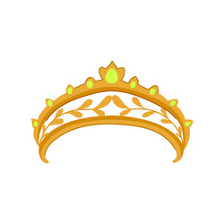 Tiara cartoon Royalty Free Vector Image - VectorStock