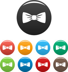 Bow tie icon simple style Royalty Free Vector Image