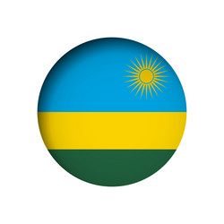 Desktop presentation flag of rwanda Royalty Free Vector