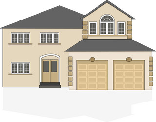 Rich House Clipart