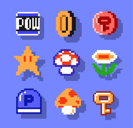 Pixel Mario Vector Images (over 200)