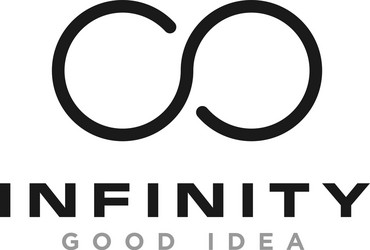 Infinity creative logo design Royalty Free Vector Image