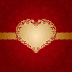 Template frame design for greeting card Royalty Free Vector