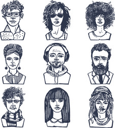 People Sketch Vector Images (over 100,000)