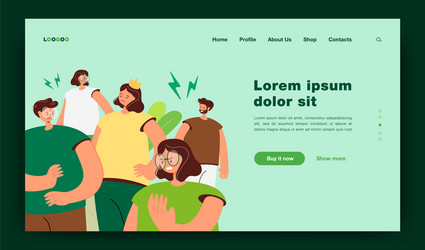 Arrogant selfish person in crown Royalty Free Vector Image