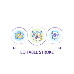 Do not reuse passwords concept icon Royalty Free Vector