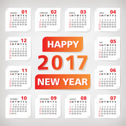 Calendar for 2024 isolated on a white background Vector Image