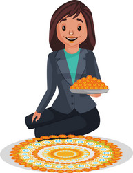 Hr manager cartoon character Royalty Free Vector Image