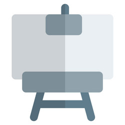 Large size drawing board with pen tray Royalty Free Vector