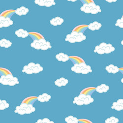 Rainbow Seamless Background Vector Images (over 26,000)