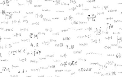 Quantum mechanics scientific formulas Royalty Free Vector